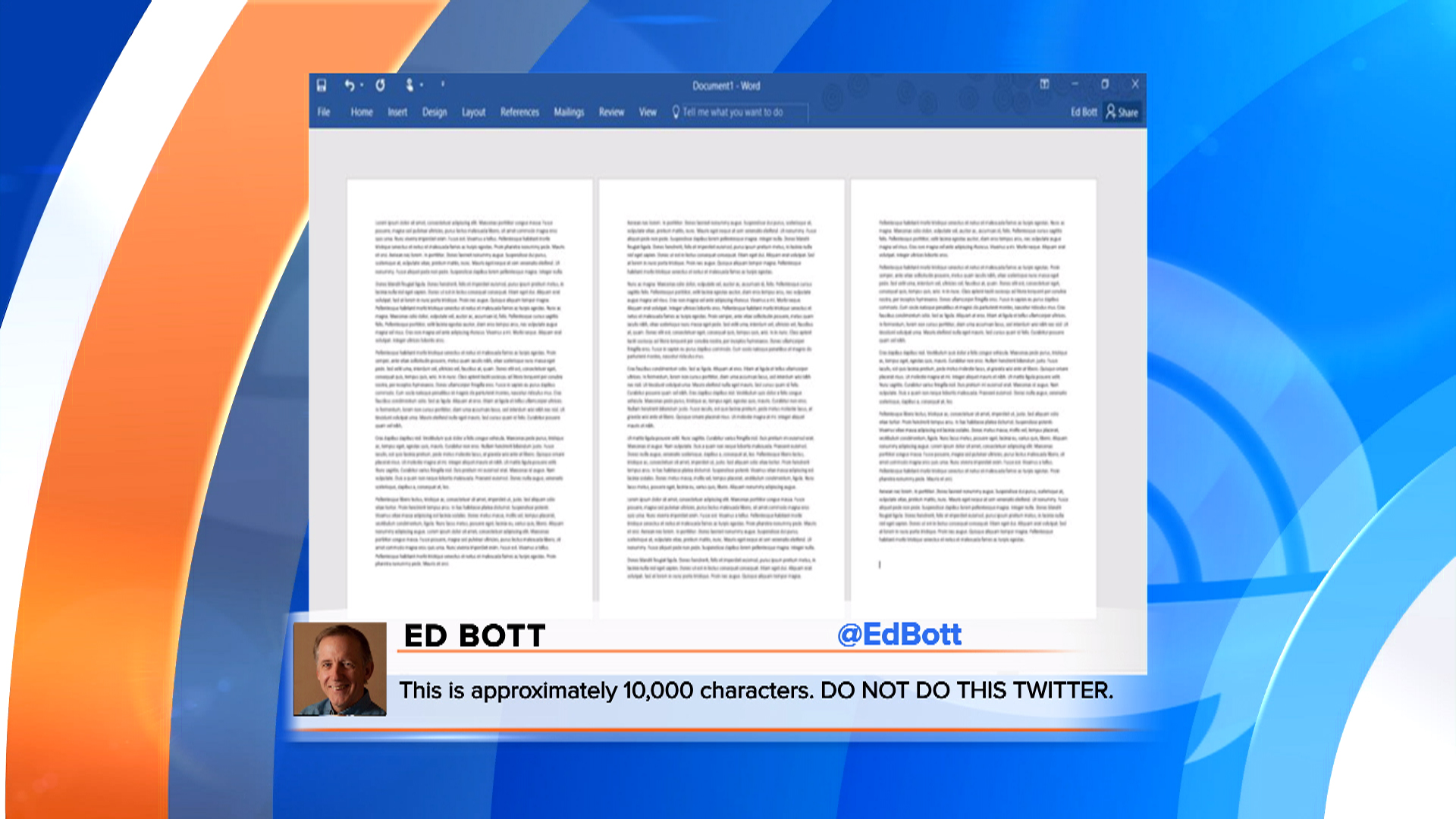 Twitter Template For Microsoft Word