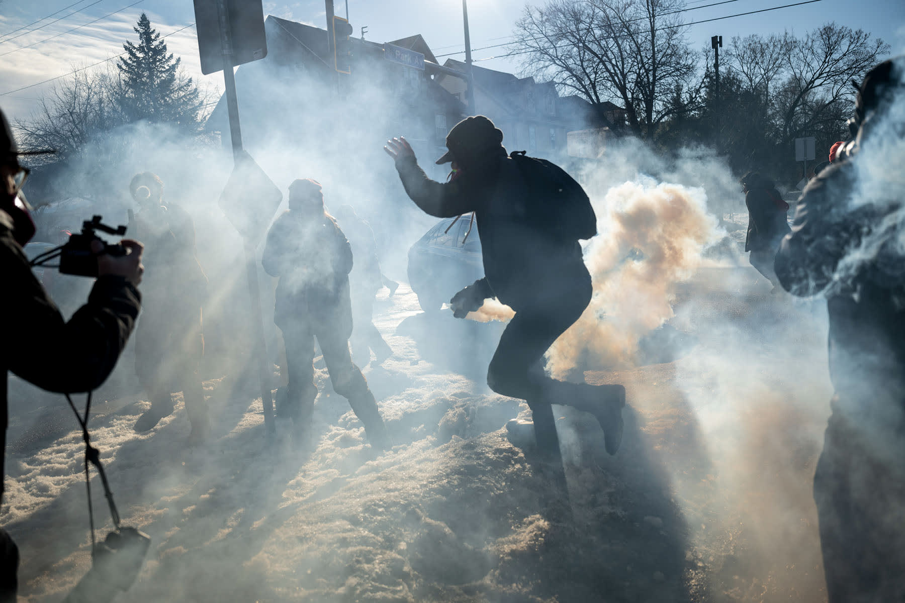 Minneapolis live updates: ICE protesters face tear gas as Trump admin ...