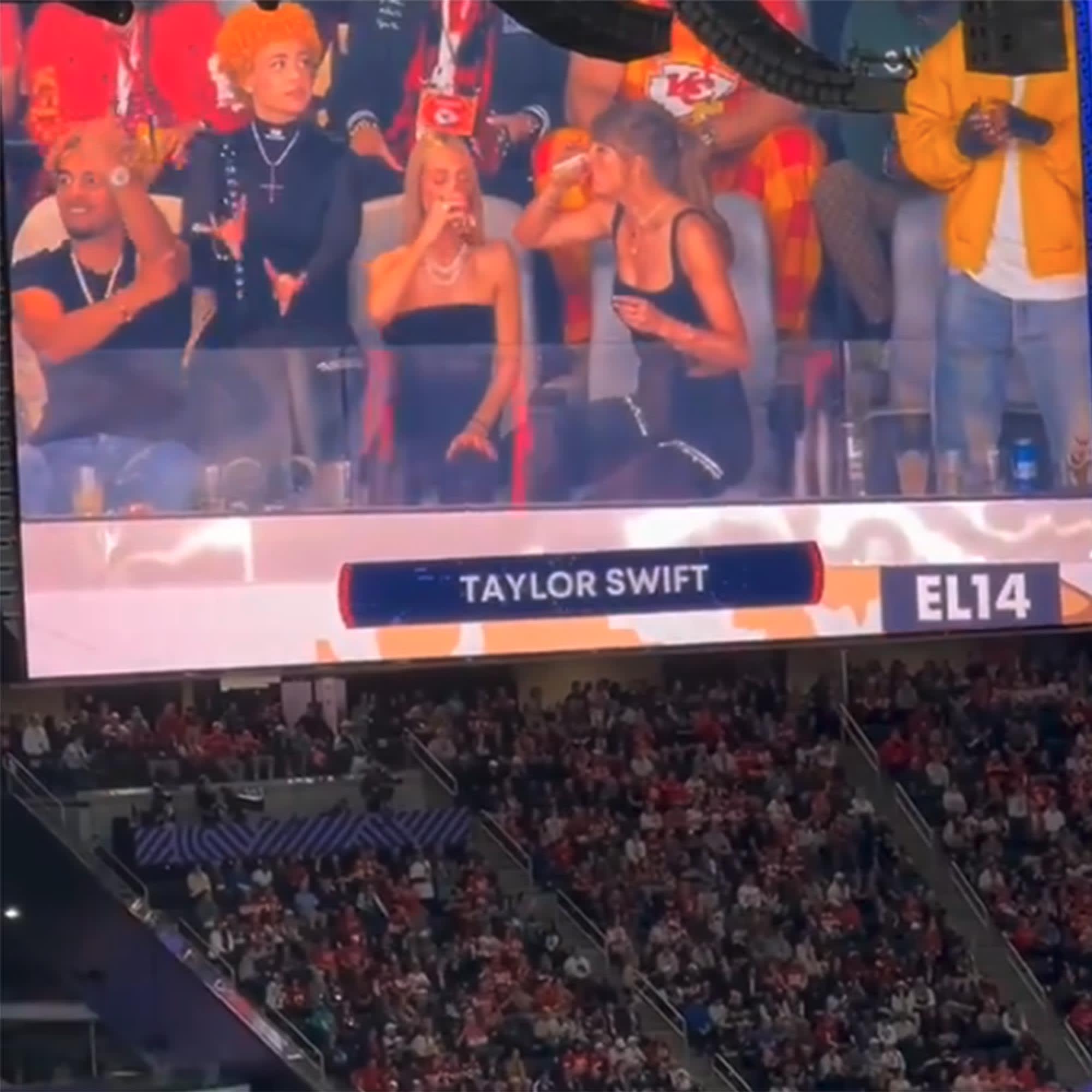 The best pictures of Travis Kelce and Taylor Swift's Super Bowl celebration