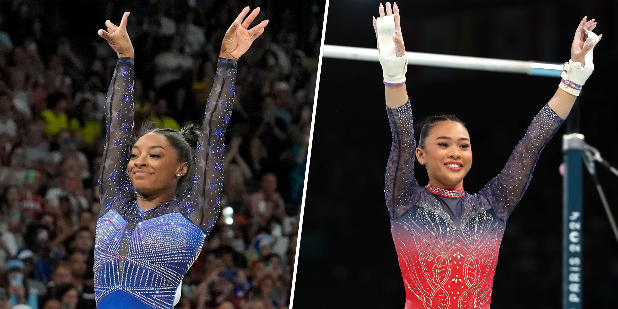 Olympics Gymnastics Final: Simone Biles, Suni Lee Accept Gold, Bronze ...