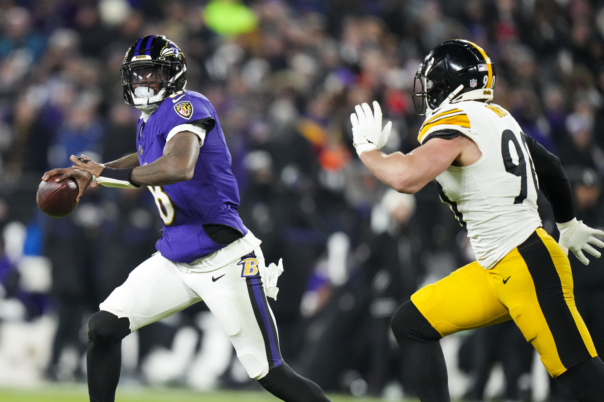 NFL playoffs highlights: Ravens, Texans cruise into divisional round ...