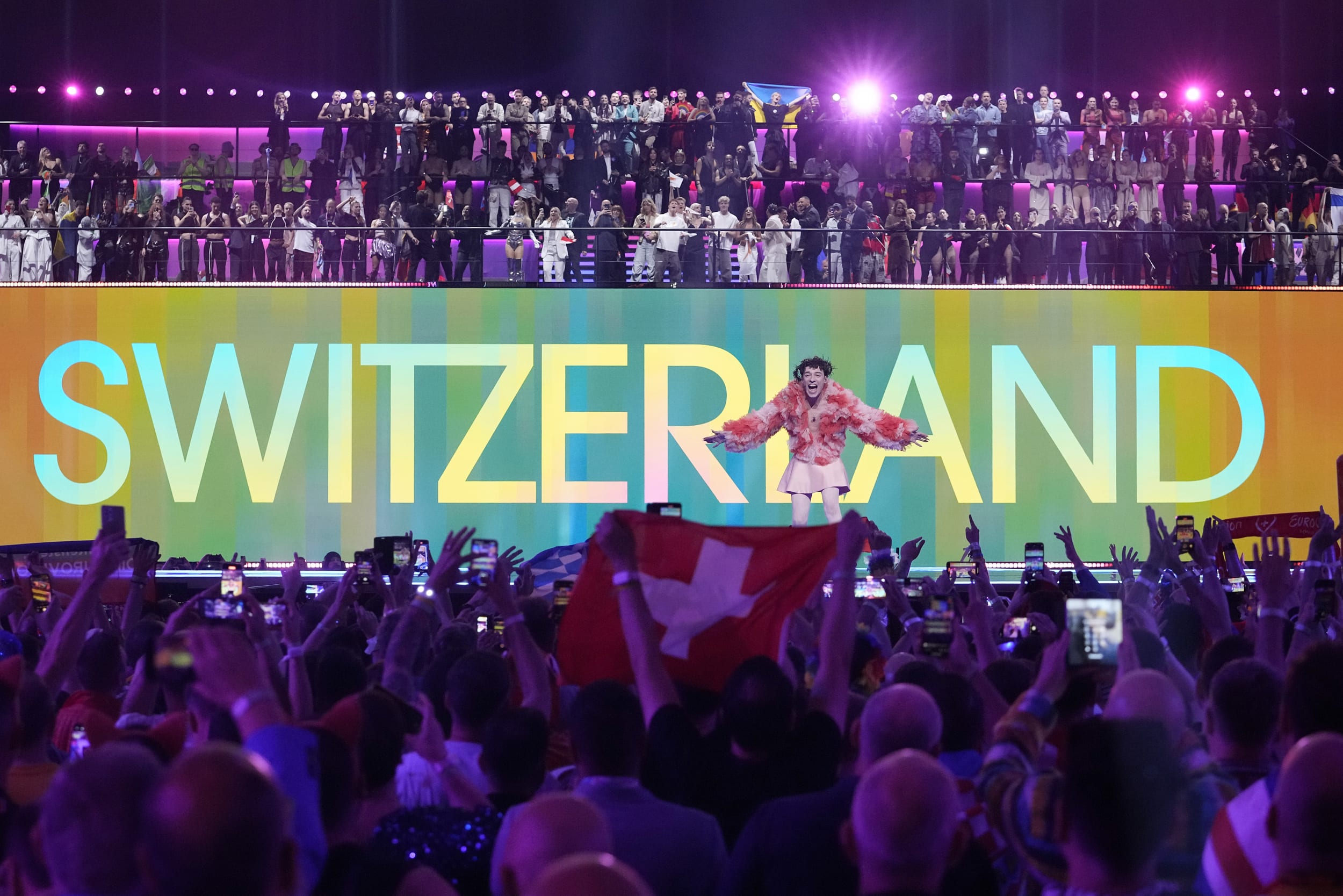 Eurovision 2024 Grand Final live updates: Switzerland’s Nemo dominates, becoming first nonbinary ...