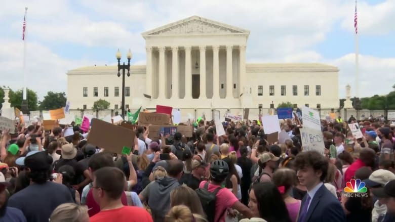 Nationwide protests go on after Supreme Court strikes down Roe v. Wade