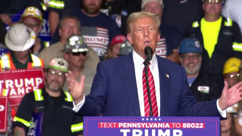 Election 2024: Trump holds rally in Atlanta; Harris interviewed by ...