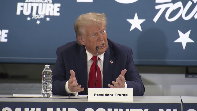 Election 2024: Trump and Harris hold dueling rallies in Michigan ...