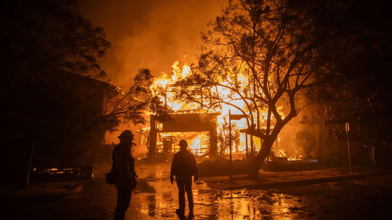 Evacuations in order as Palisades, Eaton, Hurst fires still uncontained