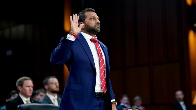 Kash Patel questioned on Charlie Kirk shooting, Jeffrey Epstein case