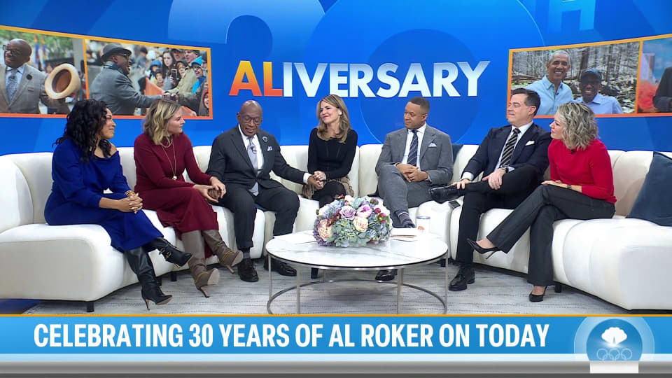 Al Roker Celebrates 30 Years on TODAY, Co-Hosts and Family Give ...
