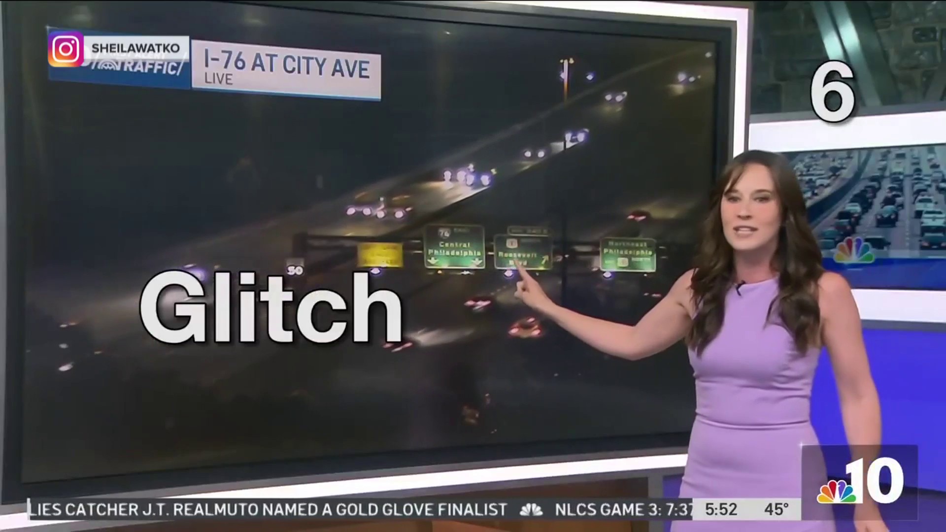 Traffic reporter channels Taylor Swift in 'Midnights'-inspired report