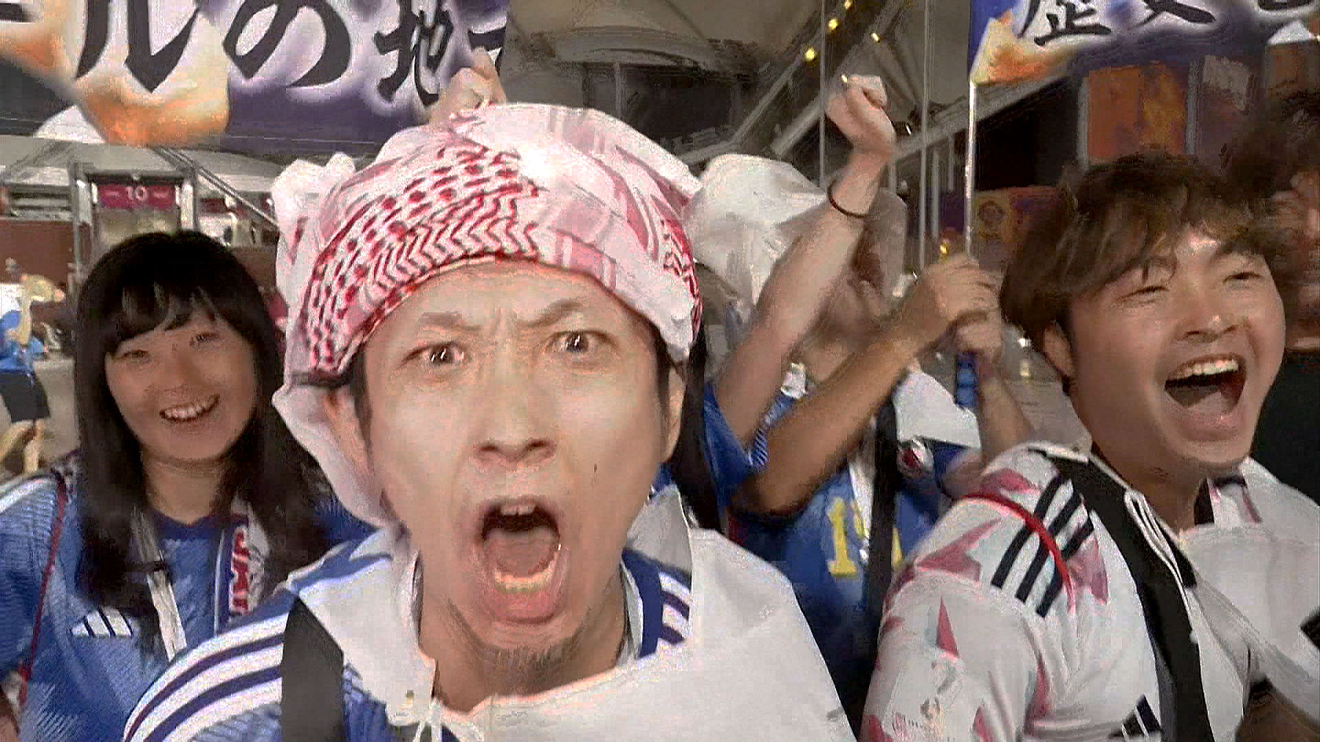 Japanese soccer fans erupt in celebration after World Cup upset over ...