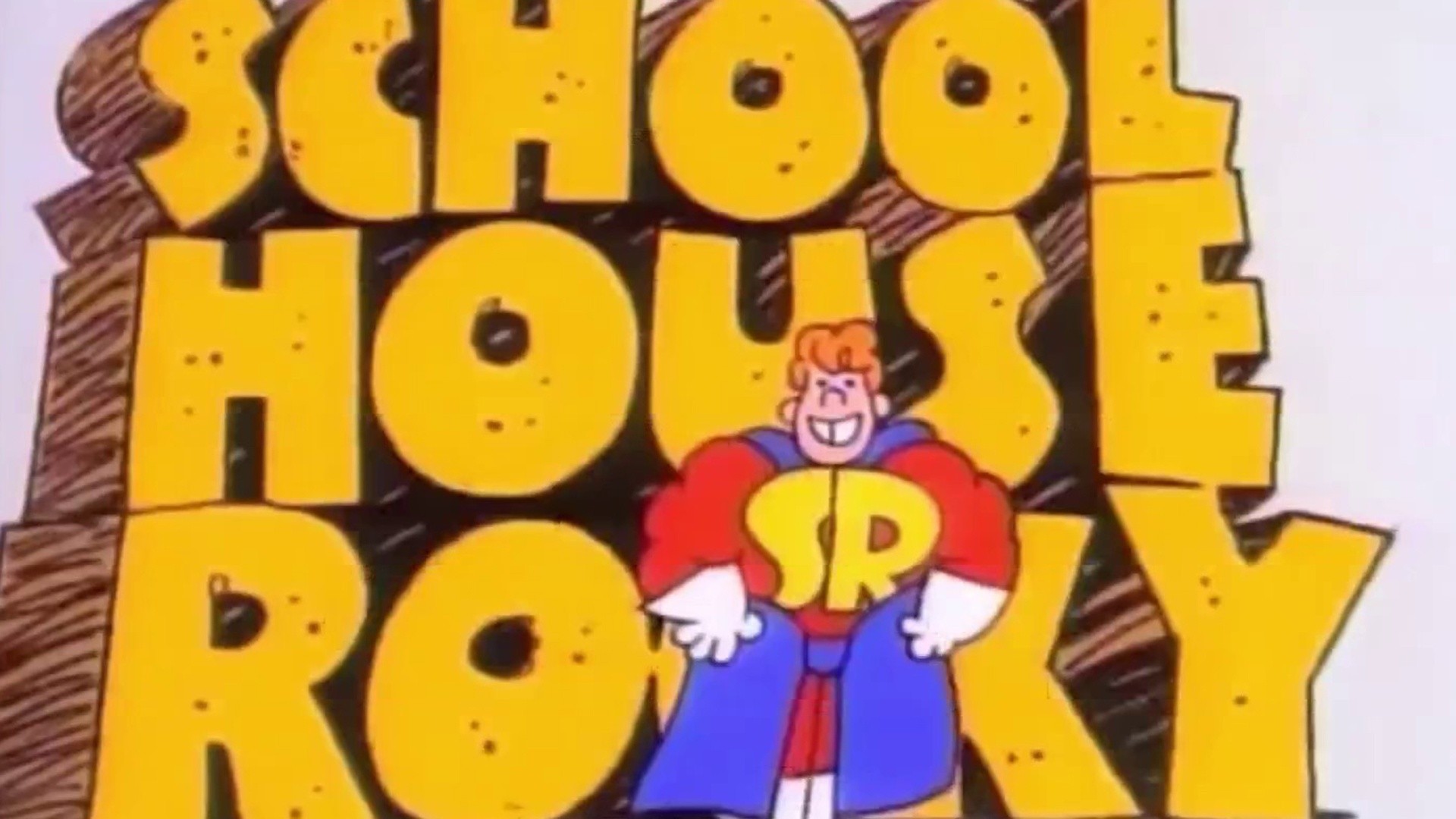 School House Rock Clip Art Schoolhouse Rock 70s Cartoon Vintage Logo