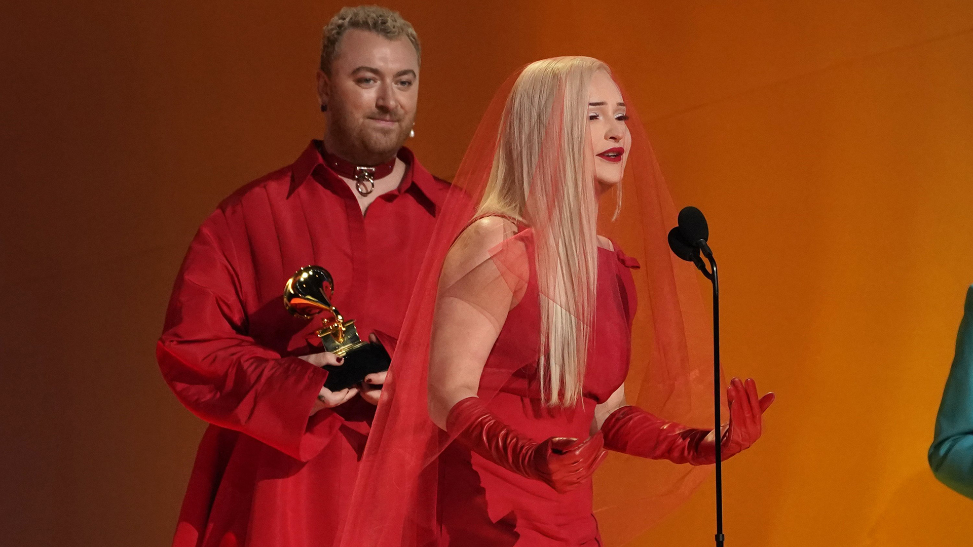 Kim Petras becomes first trans woman to win Grammy for pop duo performance