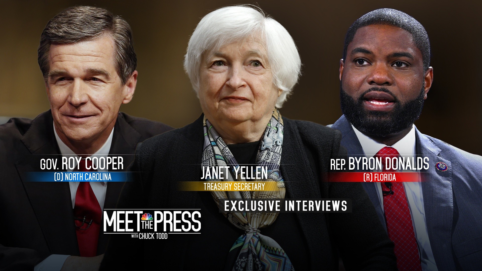 May 21 — Gov. Roy Cooper, Rep. Byron Donalds and Treasury Sec. Janet Yellen
