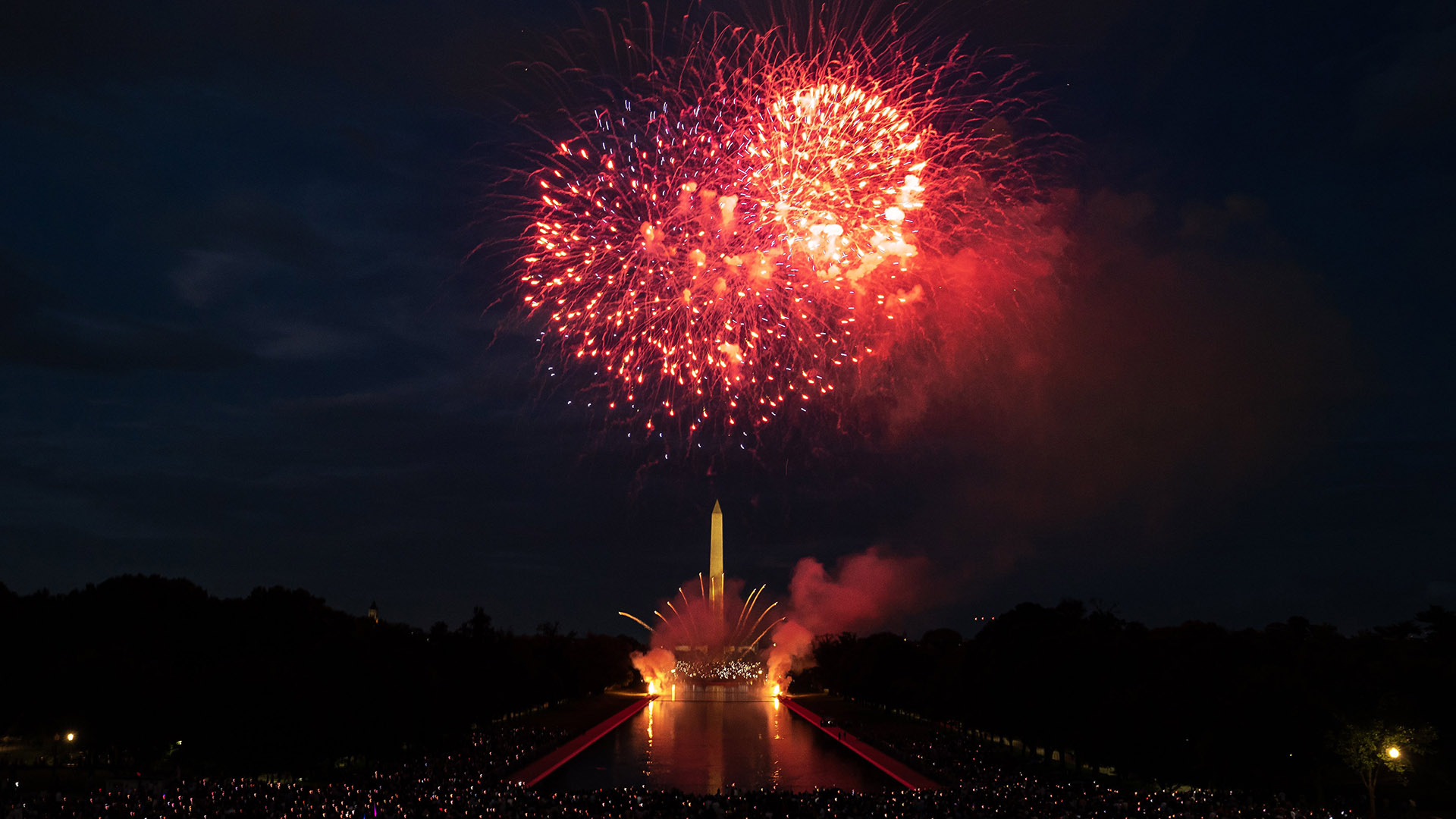 Watch: Fireworks light up the nation's sky on July 4