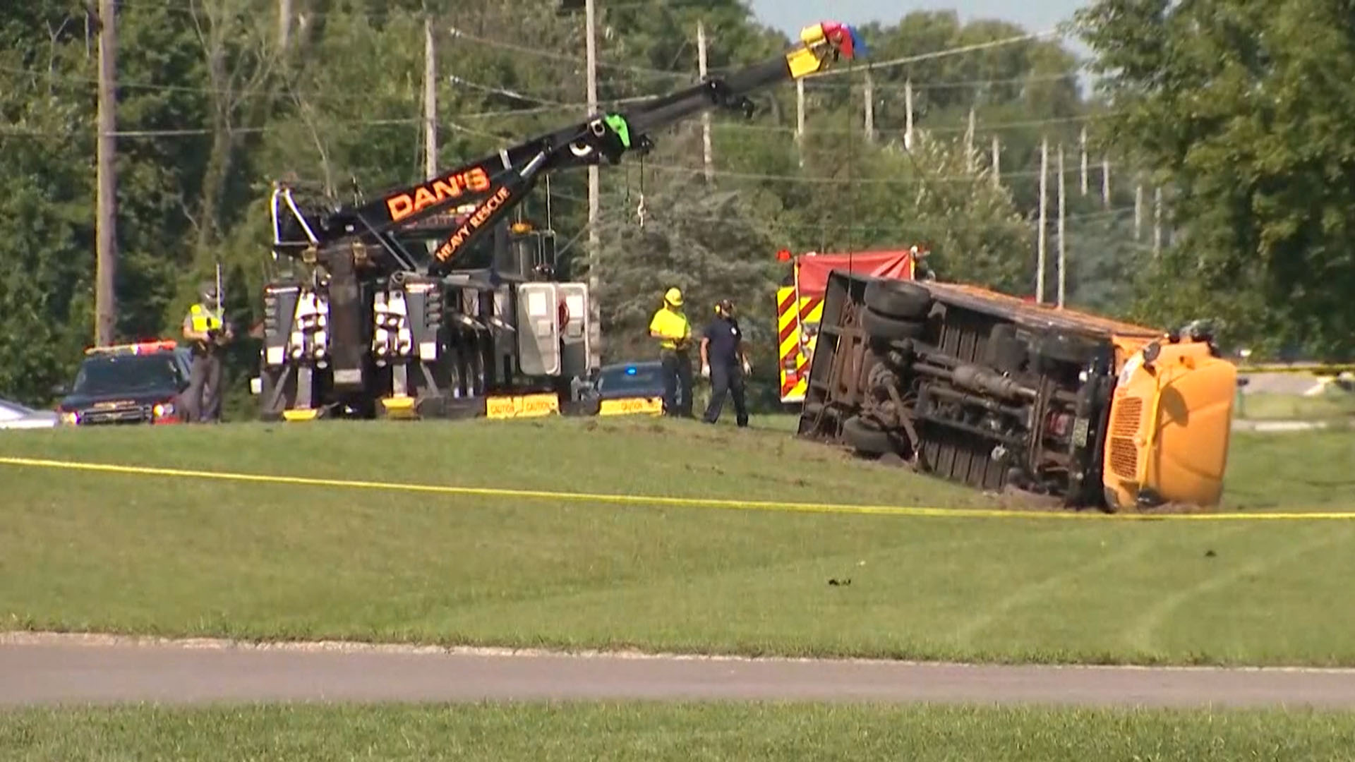 1 child killed, over 20 injured as school bus crashes on way to first ...