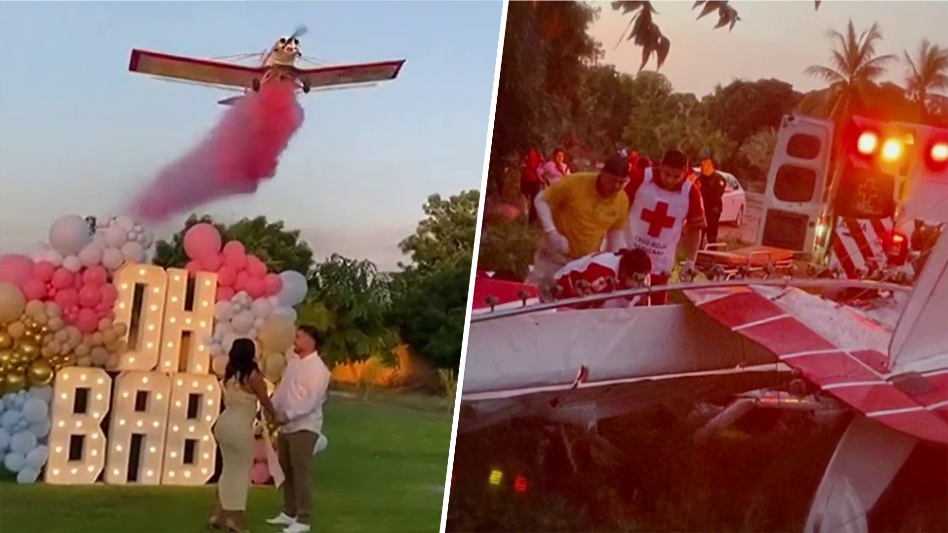Pilot dies after plane used in gender reveal breaks in the air