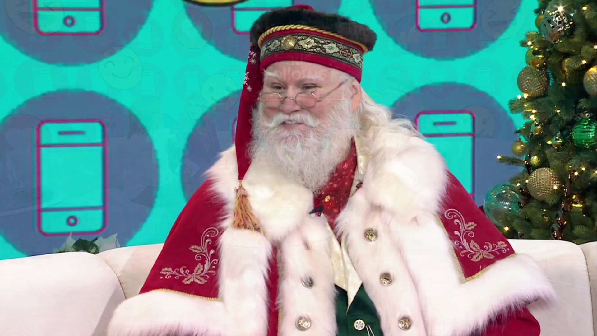 See how Santa J. Claus is spreading Christmas cheer on TikTok