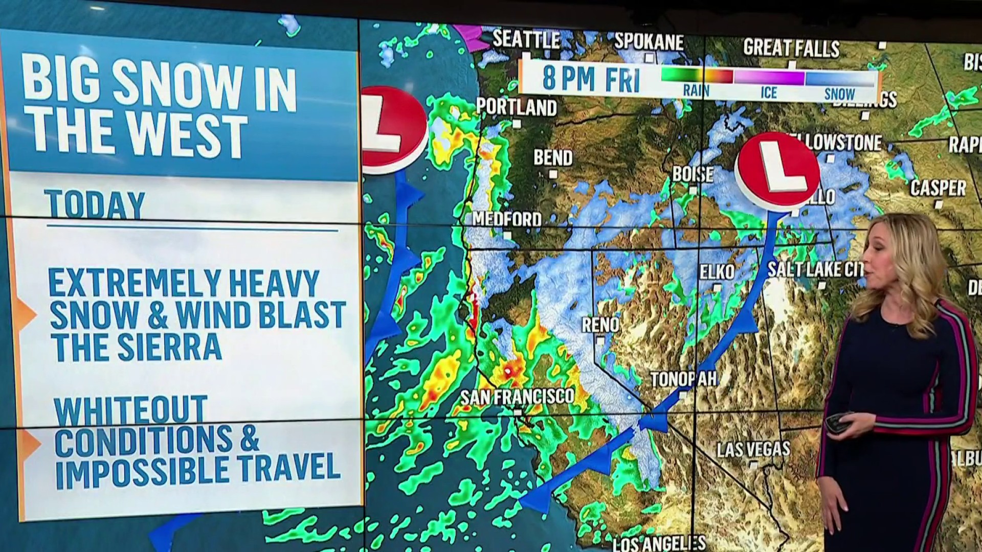 Big, big snow forecast for the West