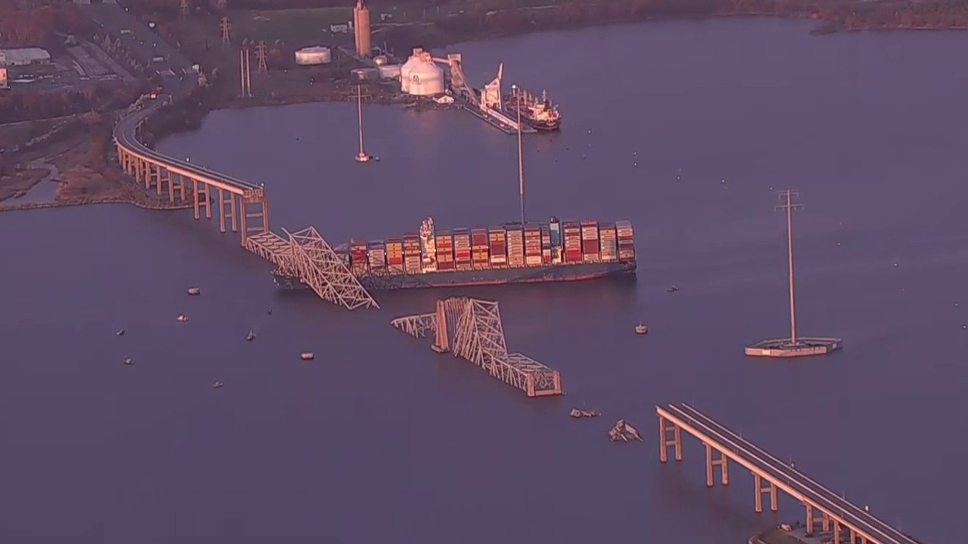 Rescue operation underway after Baltimore's Key Bridge collapses