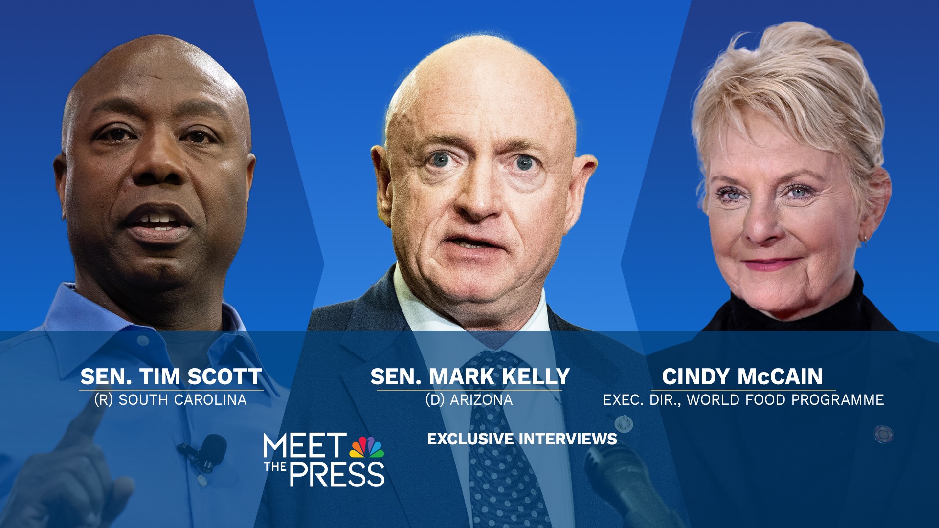 May 5 — Sens. Tim Scott and Mark Kelly, plus Cindy McCain