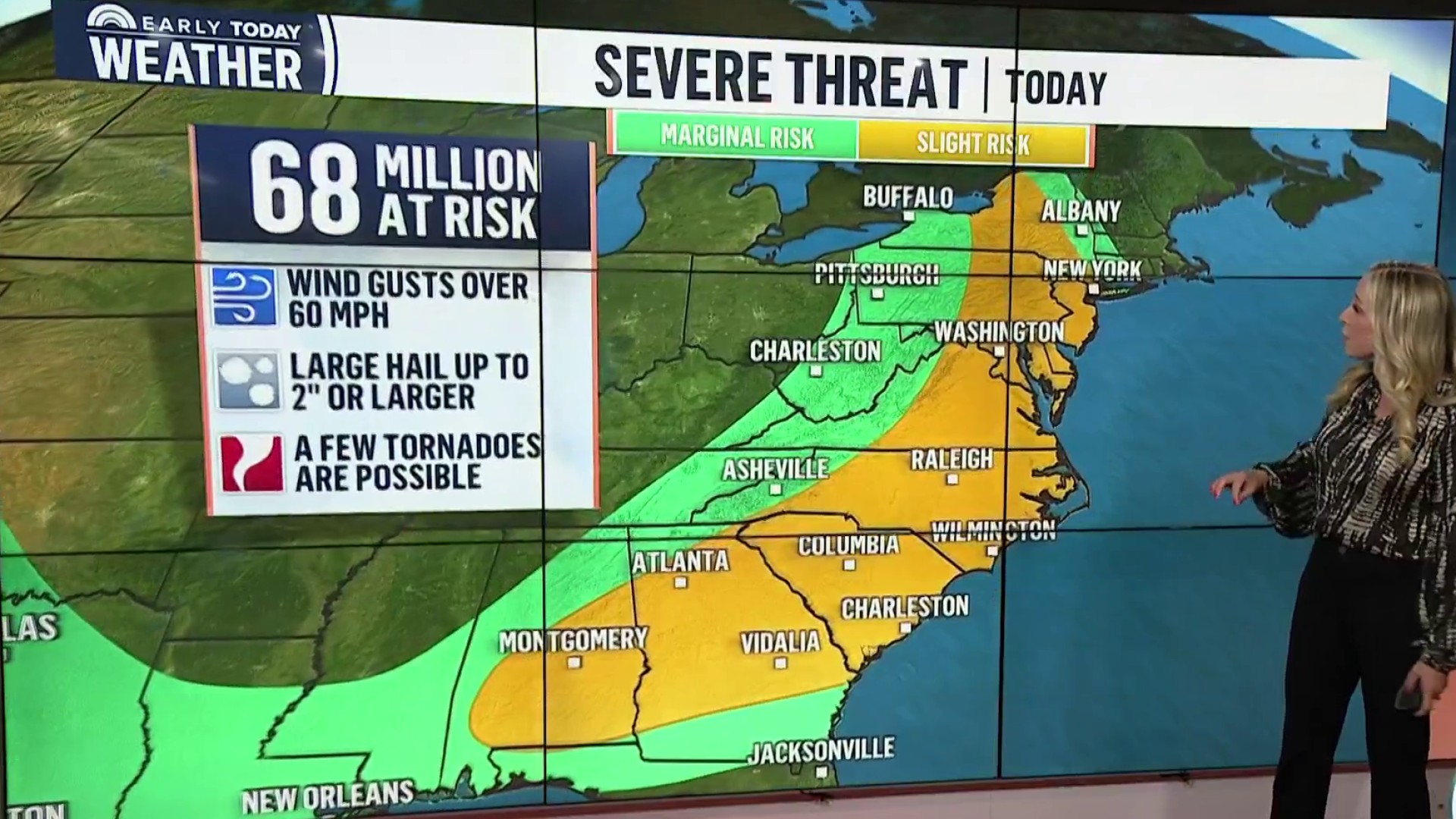 Severe stormy weather conditions to persist over Memorial Day