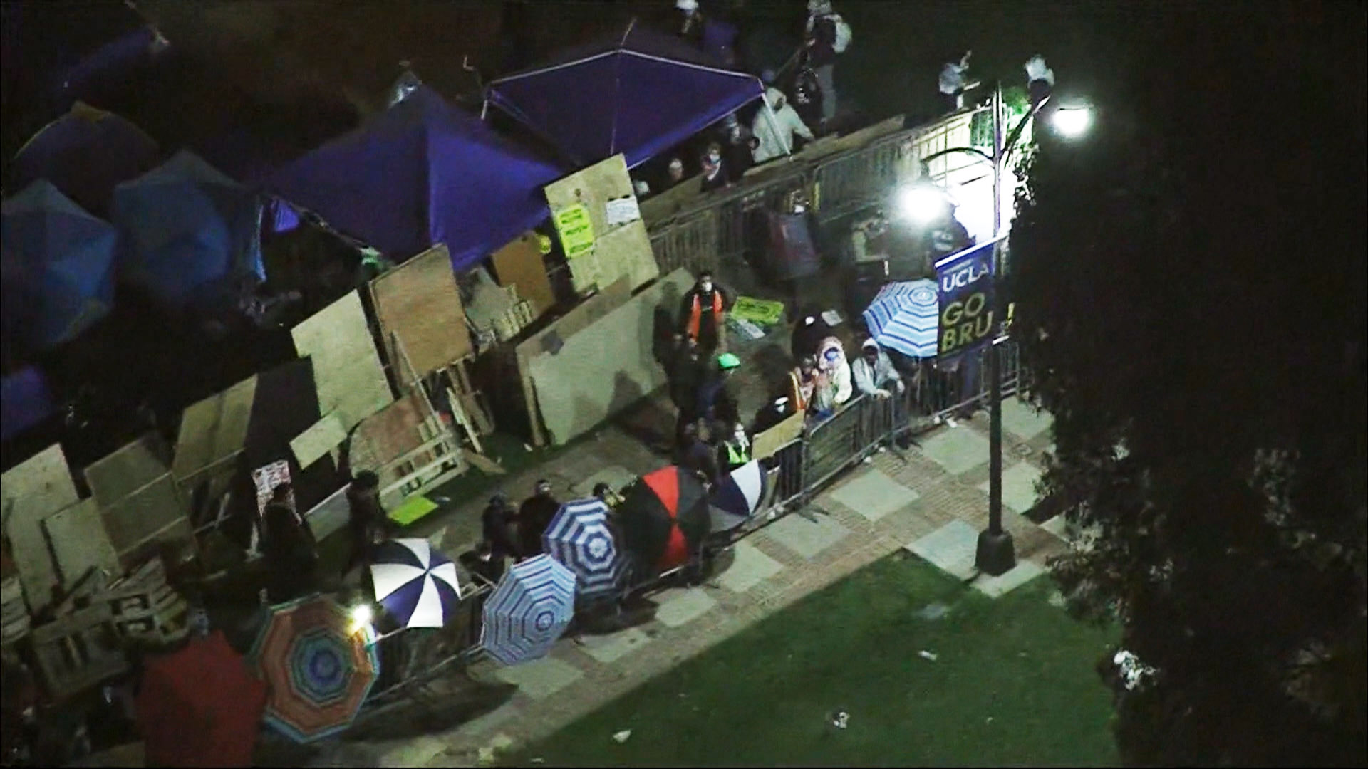 'Multiple acts of violence' break out at UCLA Gaza protests, police say