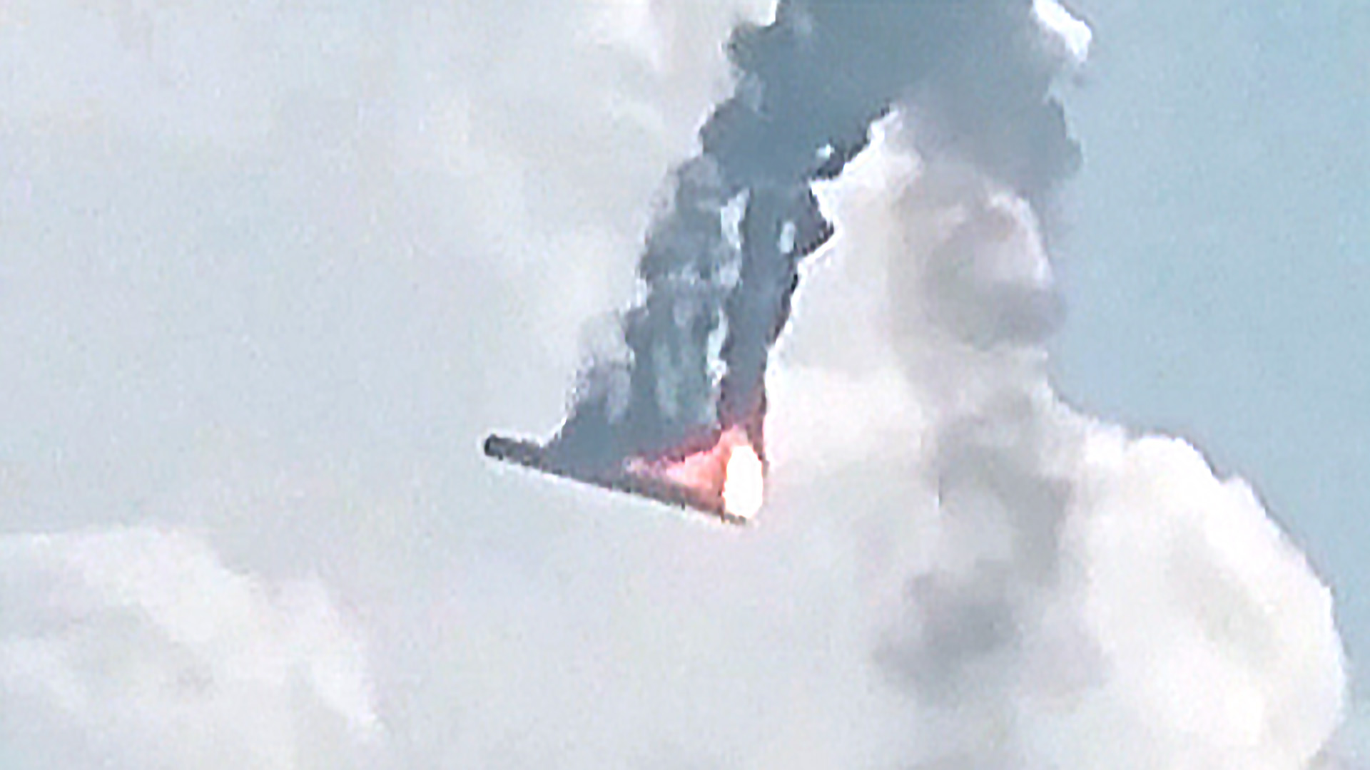 Watch: Chinese space rocket launches accidentally and crashes in flames