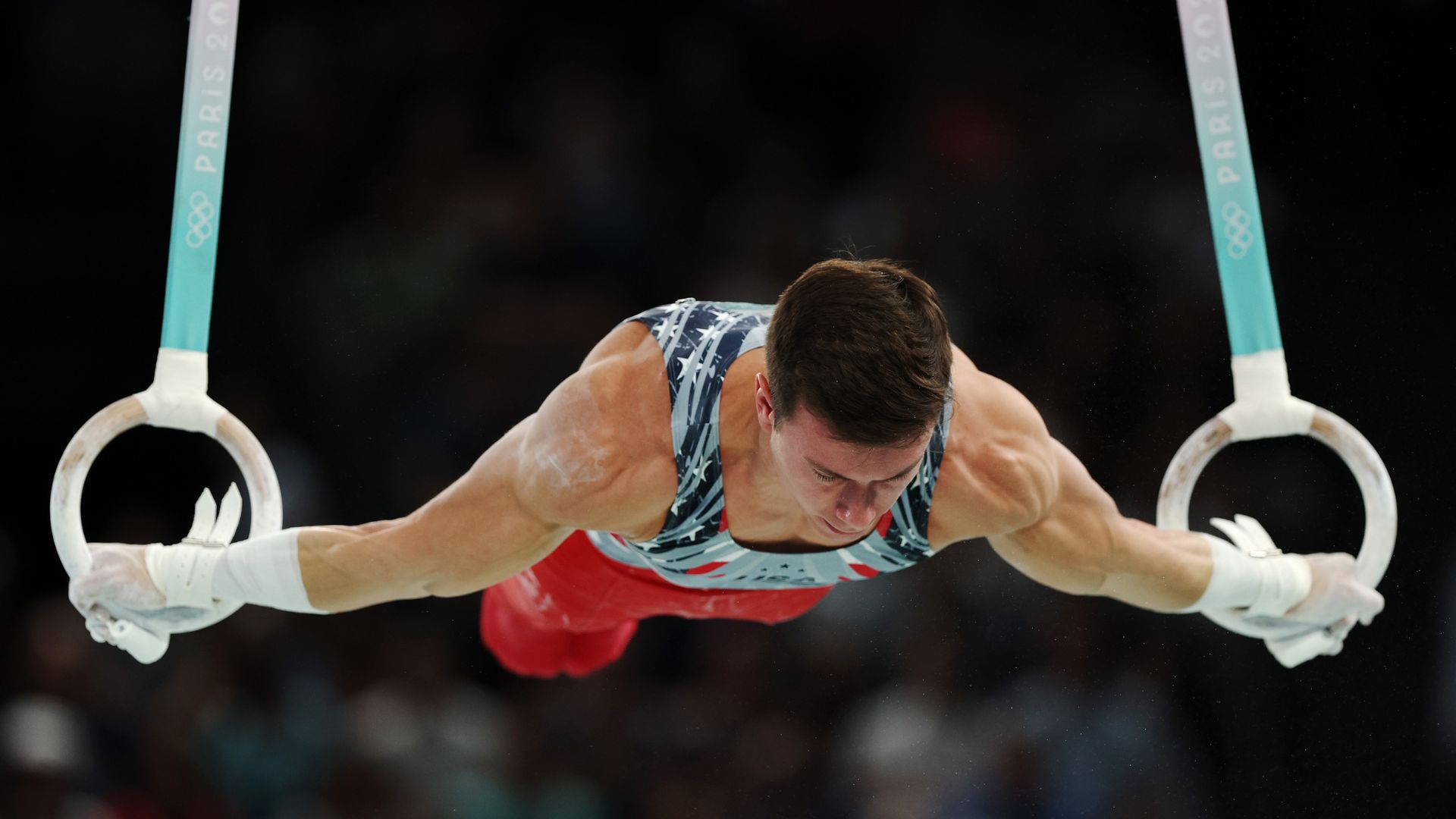 Brody Malone leaves it all on the line in men's team final