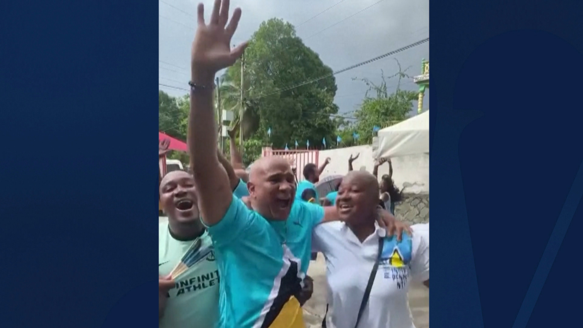 Watch: Saint Lucia cheers as sprinter Julien Alfred wins island's first ...