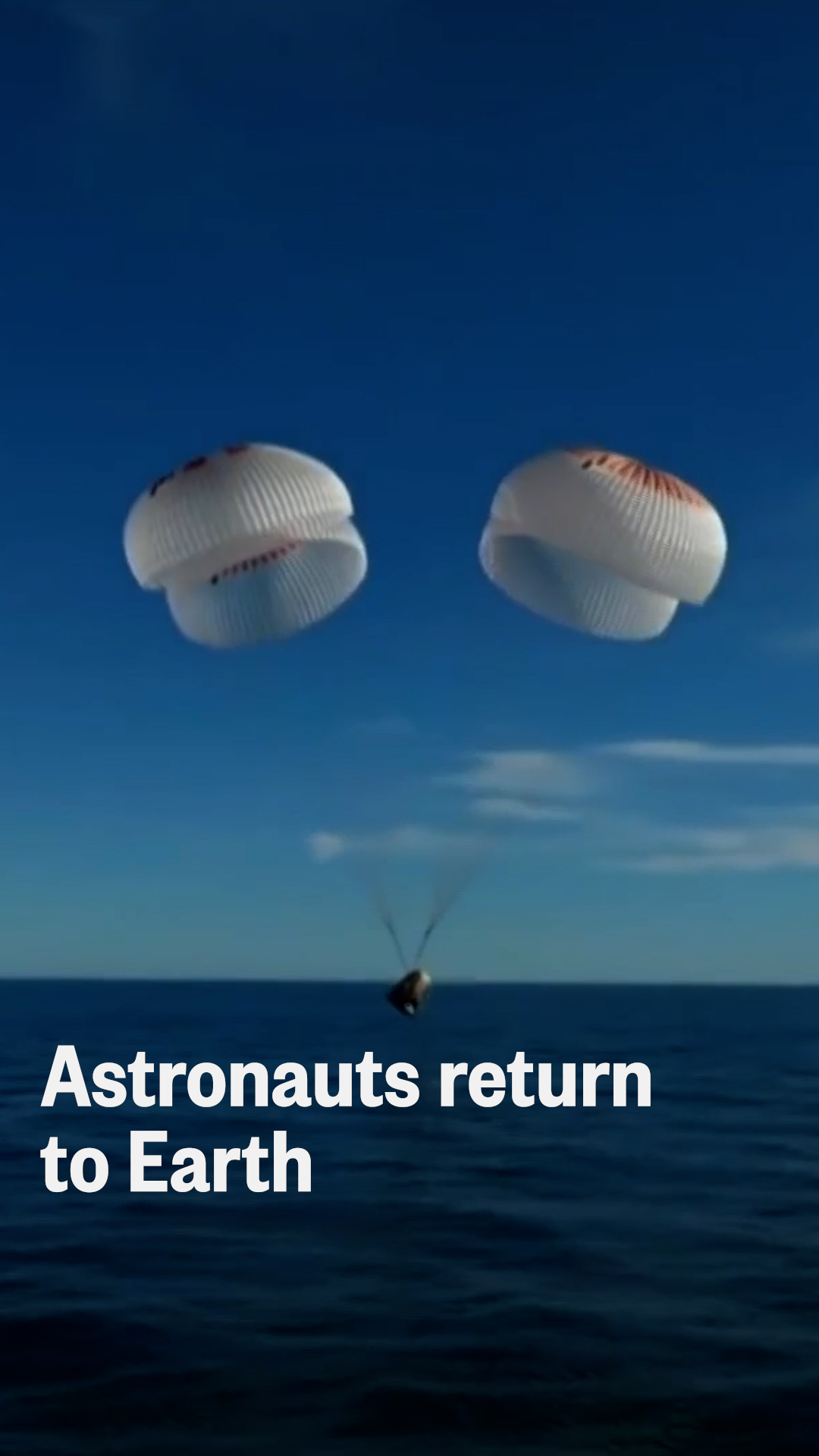 astronaut in the ocean slow motion 1 hour