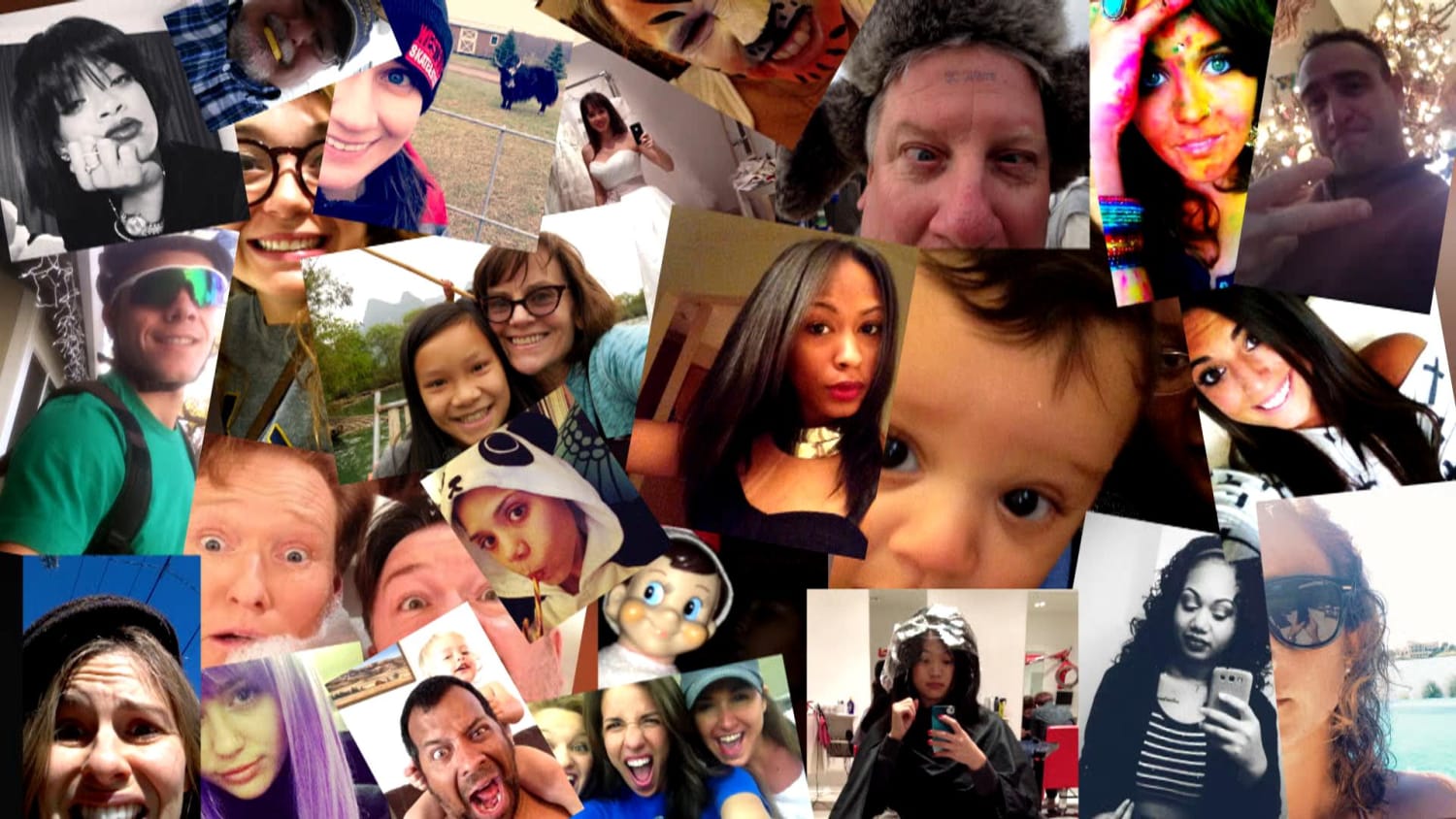 Instagram Selfies Collage