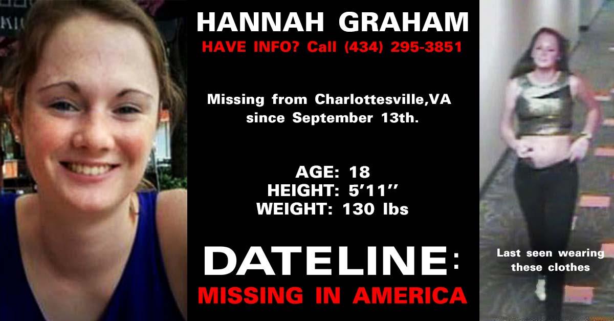 Hannah Graham's Instagram, Twitter & Facebook on IDCrawl