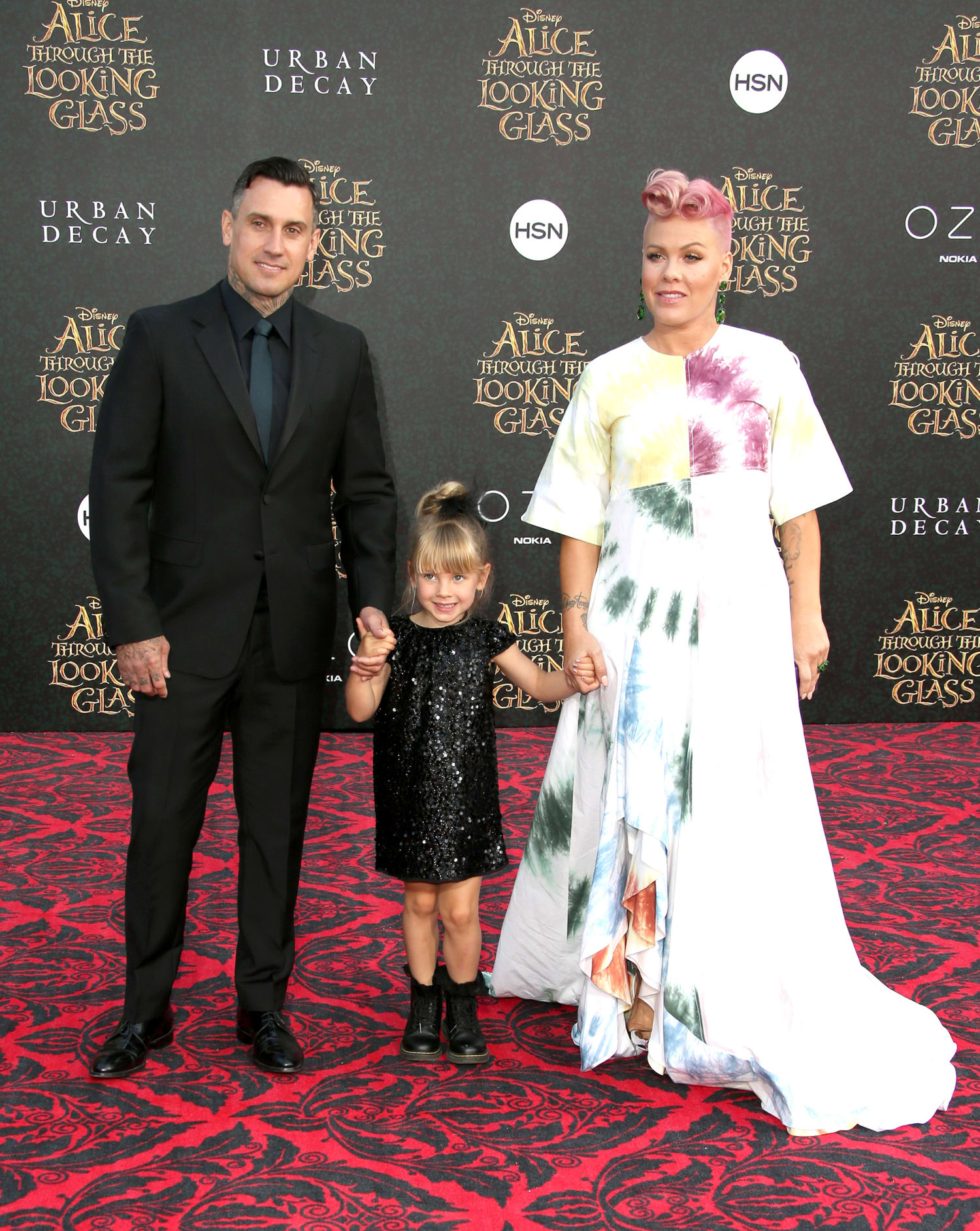 Carey Hart Pink Dress