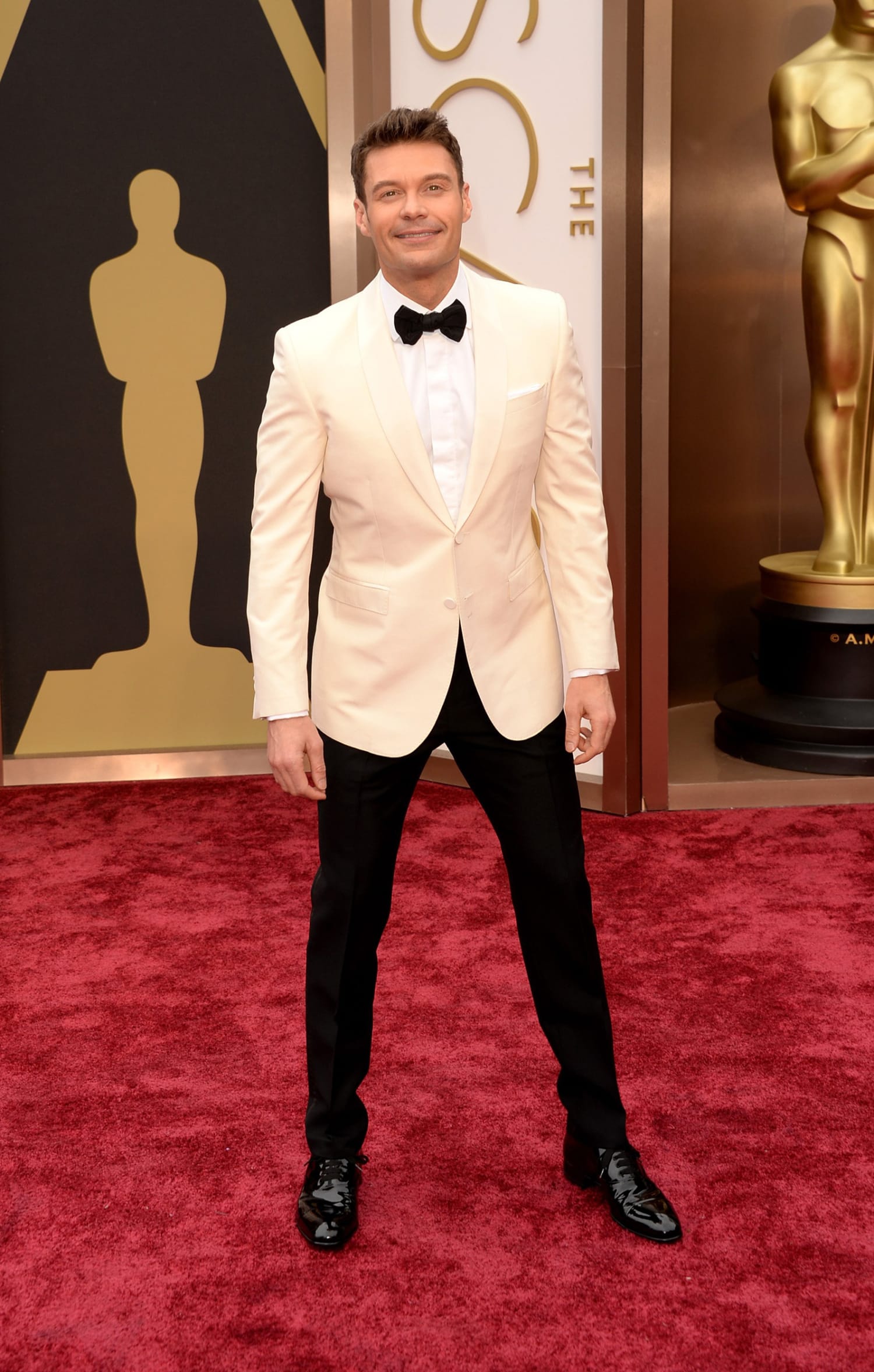 Ryan Seacrest At Oscars Outfit Ryan Seacrest And Oscars Hi Res Stock