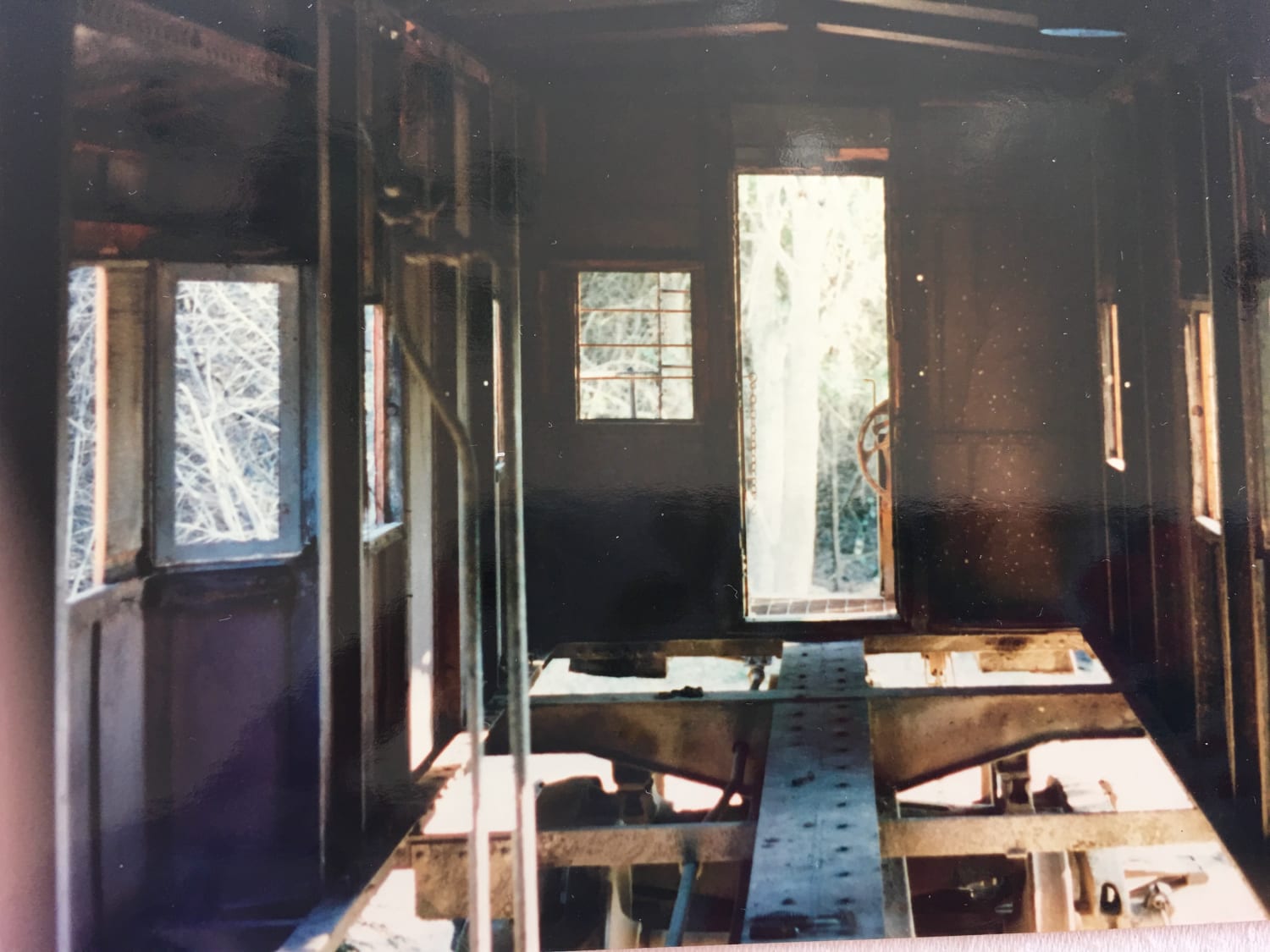 Old Caboose Interior