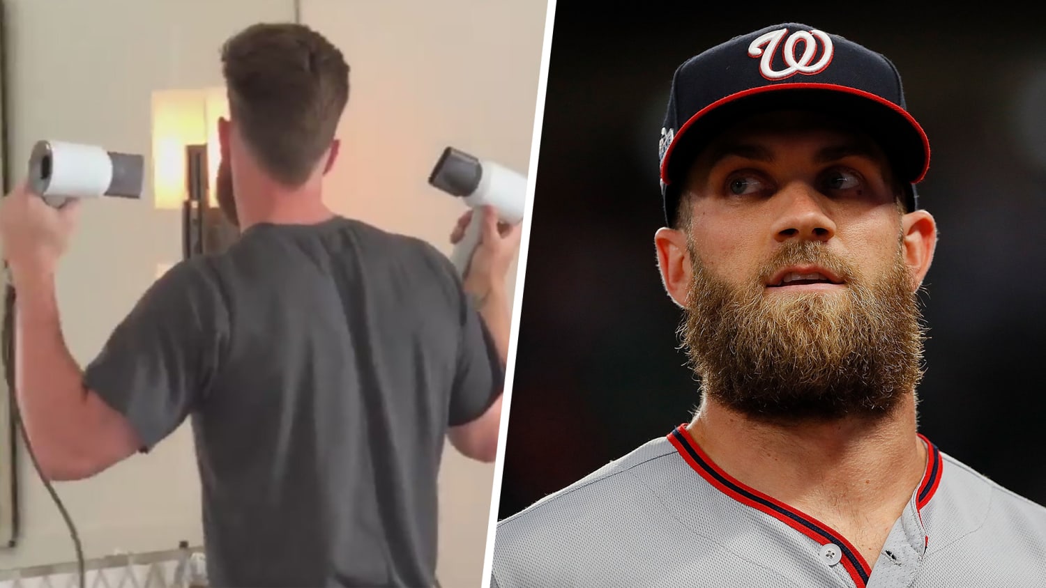 Bryce Harper Brother Mustache Bryce Harper Runs Into Wall: Why Is