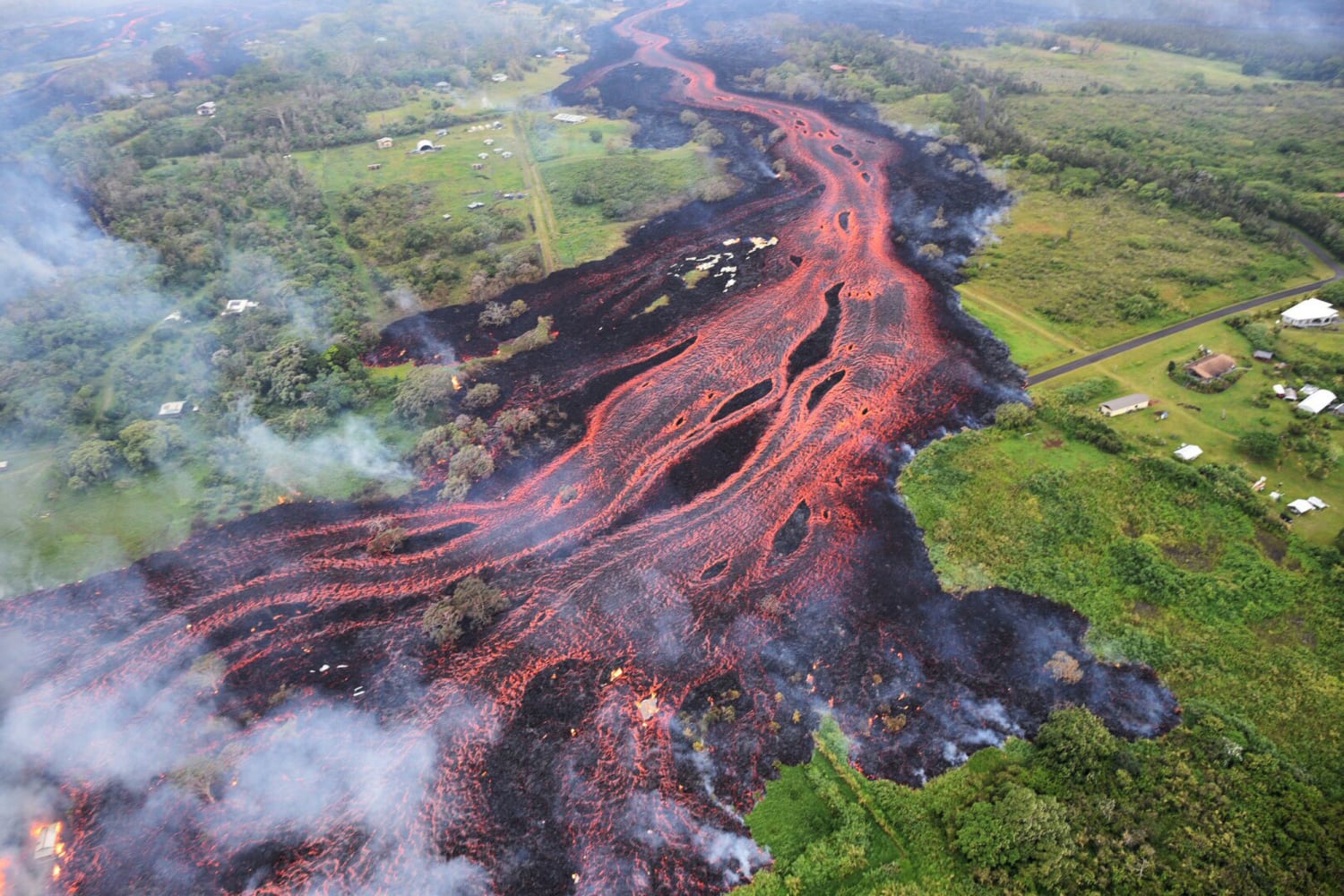 People Burning In Lava