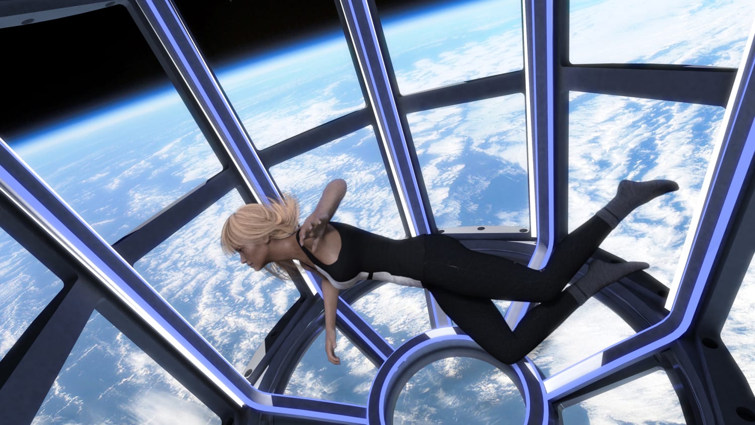 Glass Space Station