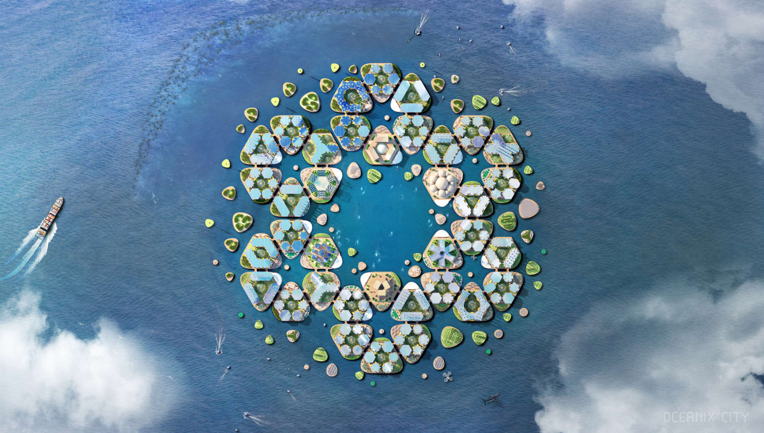 Floating Water City