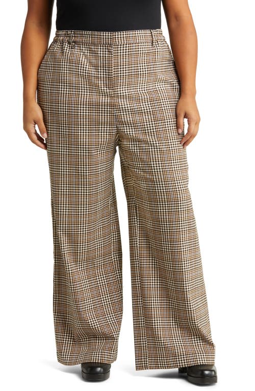 31％割引ブラック系,M本物品質の AMERI HAND CHECK LOOSE PANTS カジュアルパンツ パンツブラック系M-OTA.ON.ARENA.NE.JP