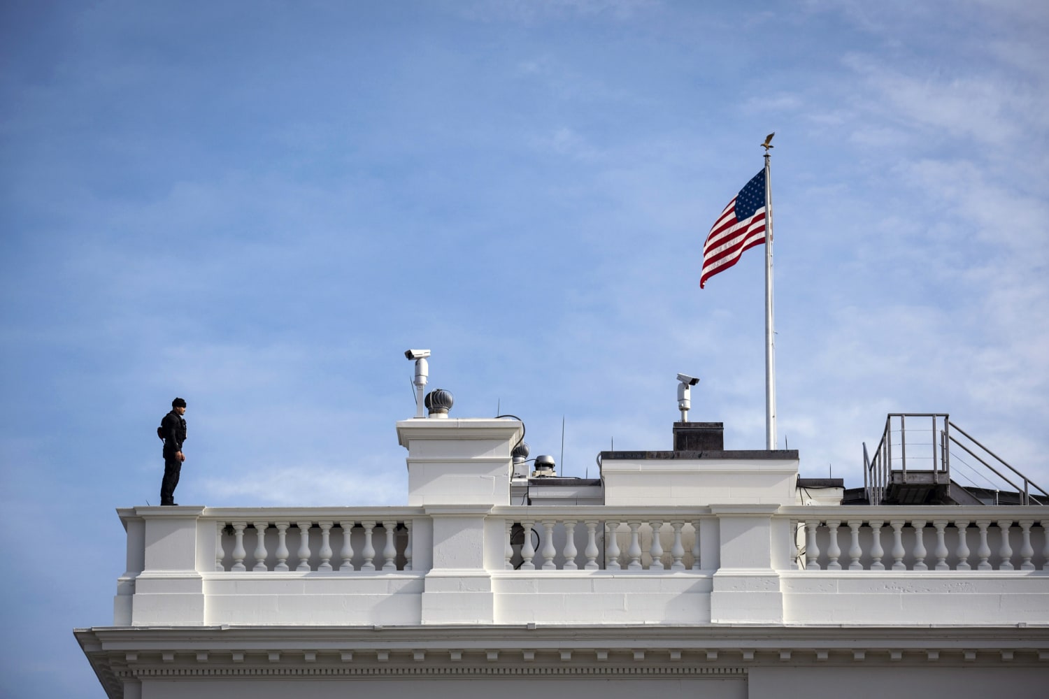 White House Secret Service On Roof