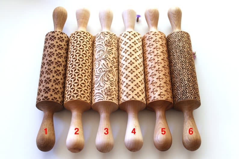 Rolling Pins With Designs