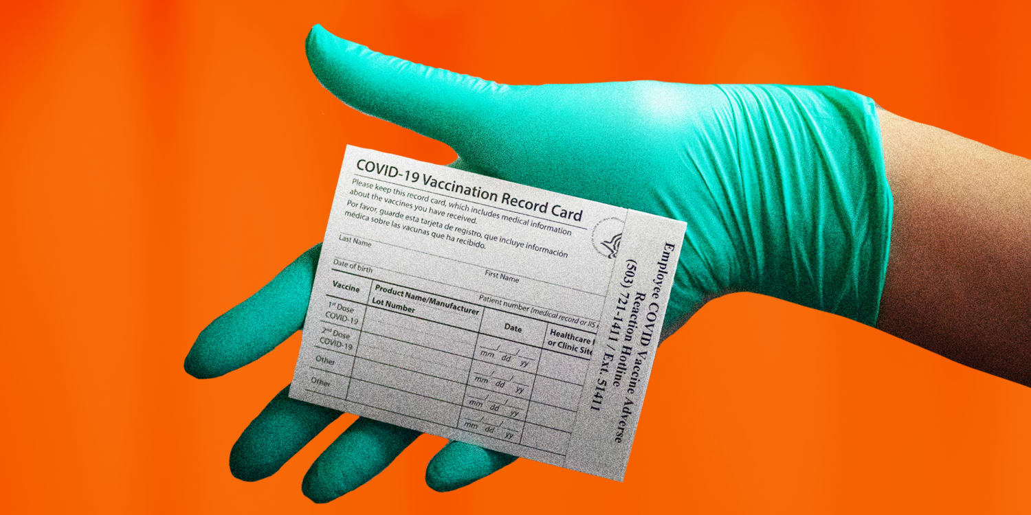 Pro Trump Web Forums Are Abuzz With Directions To Forge Covid Vaccine Cards