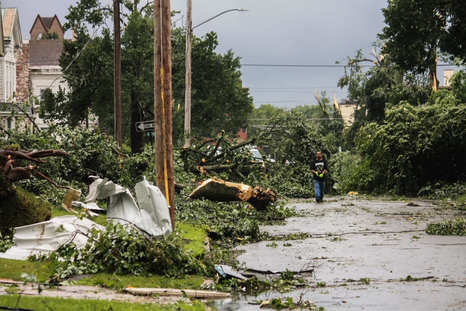 New York Storm Damage Severe Storm Causes Widespread Damage, Power
