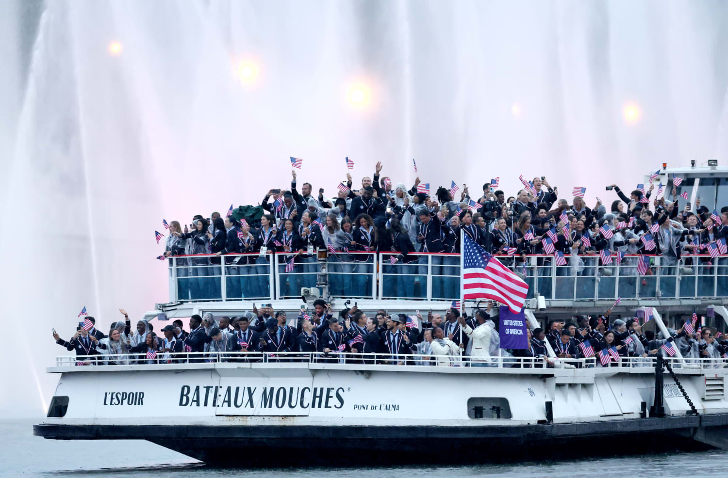 Photos: Paris Olympics open with a floating parade