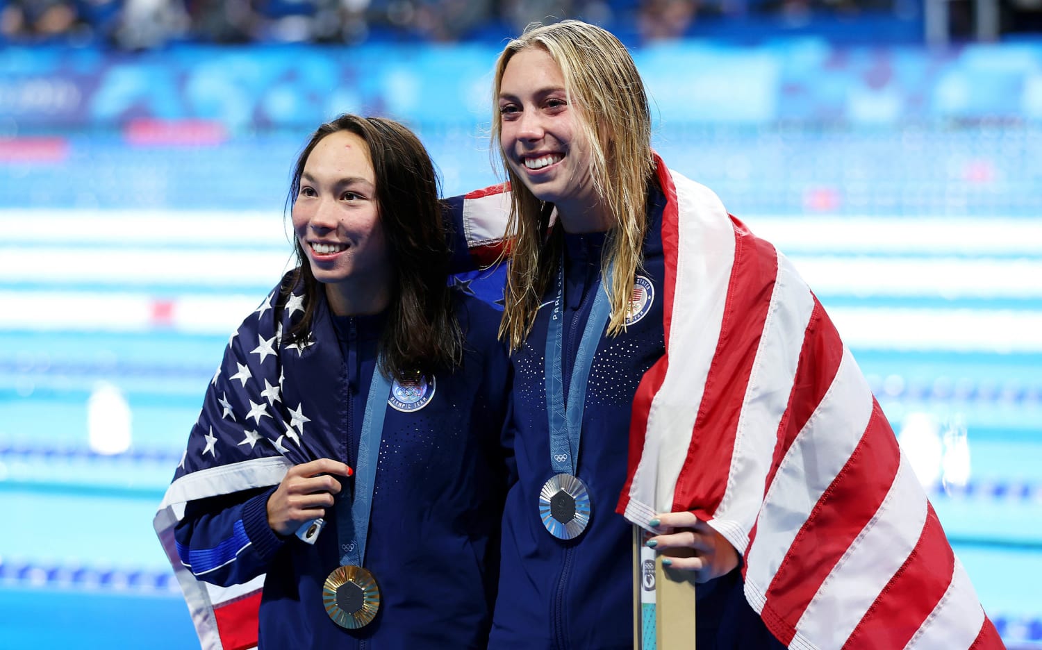 Torri Huske Wins Gold in 100M Butterfly, Asks Gretchen Walsh to Join ...