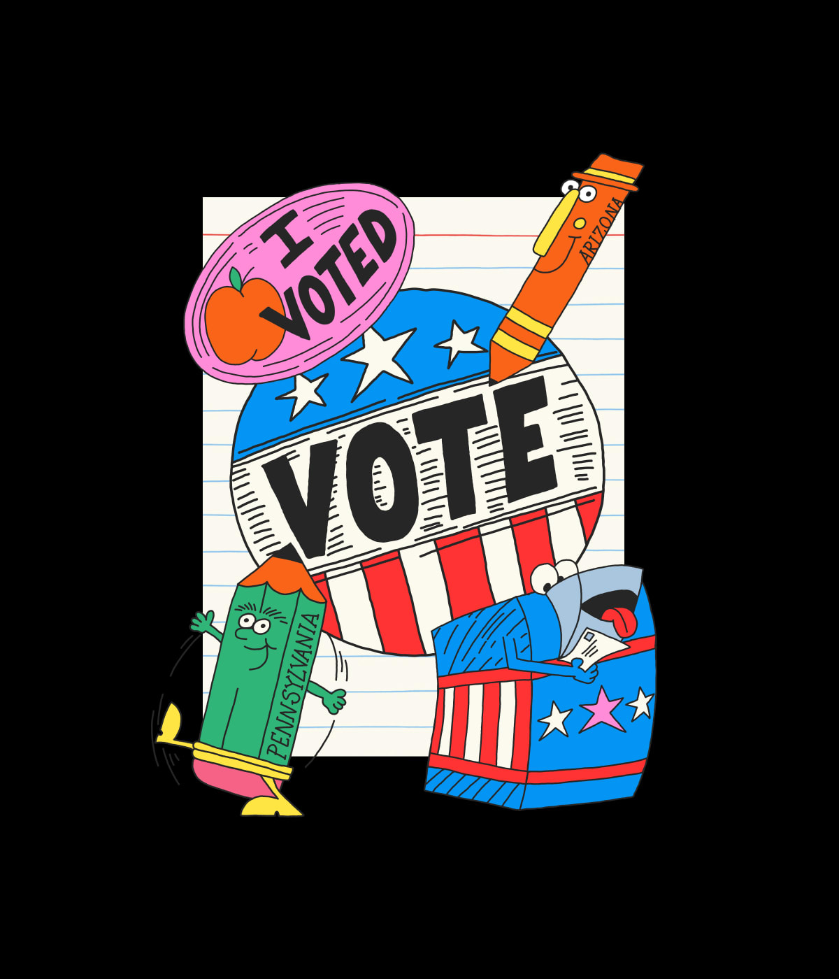 A (sort-of) illustrated guide to the voting systems of three crucial ...