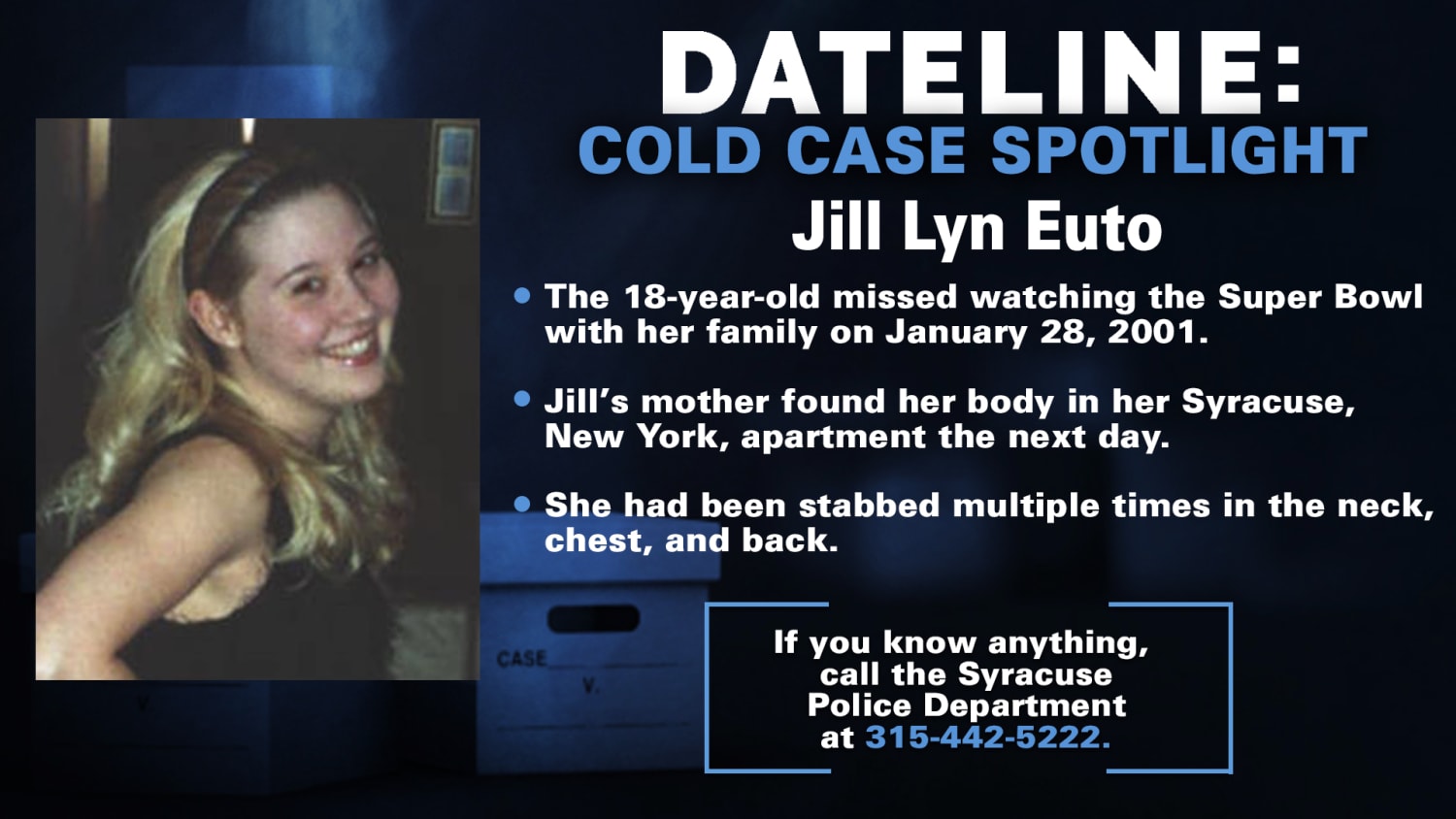 Jill Lyn Euto Evidence Unsolved Murders In America • Listen On