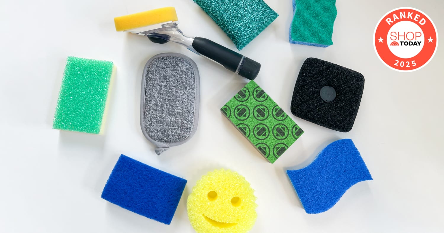 Kitchen Sponge Texture LOLYSIC Knockdown Texture Sponge, Texture