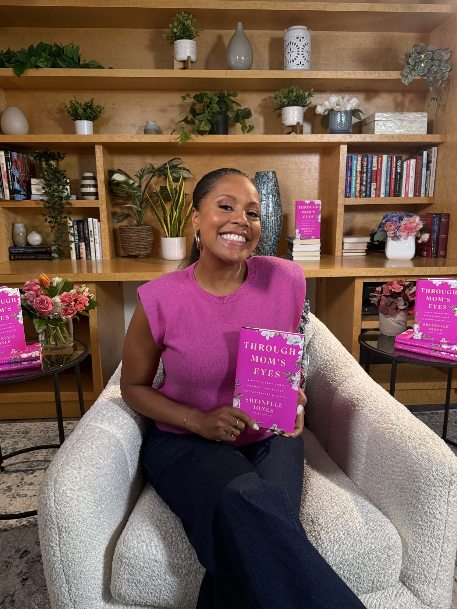 Sheinelle Jones Opens Up About Her New Book: "Through Mom's Eyes"